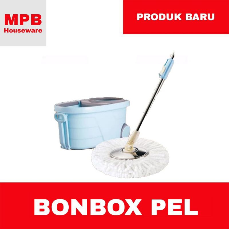 Jual Bonbox Pel Lantai 2 in 1 Kain Fiber dengan Ember Spin Mop - BCT211104 | Shopee Indonesia