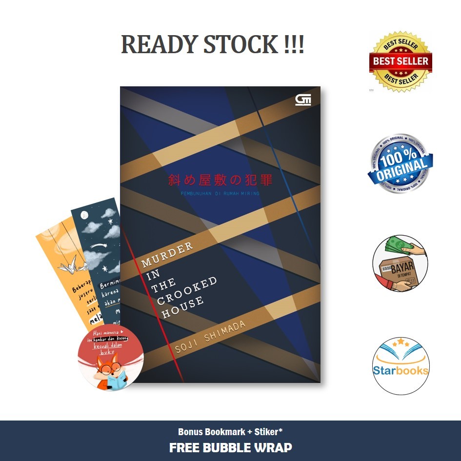 Jual Buku Pembunuhan di Rumah Miring: Murder in the Crooked House By Soji Shimada - Gramedia ...