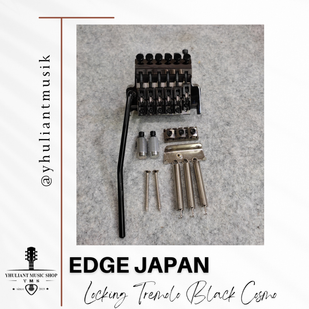 Jual Edge Japan Tremolo Black Cosmo Locking Tremolo | Shopee Indonesia