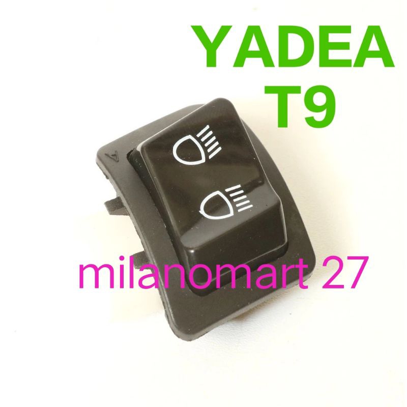 Jual tombol dimmer YADEA T9 saklar switch dim YADEA T9 motor listrik ...