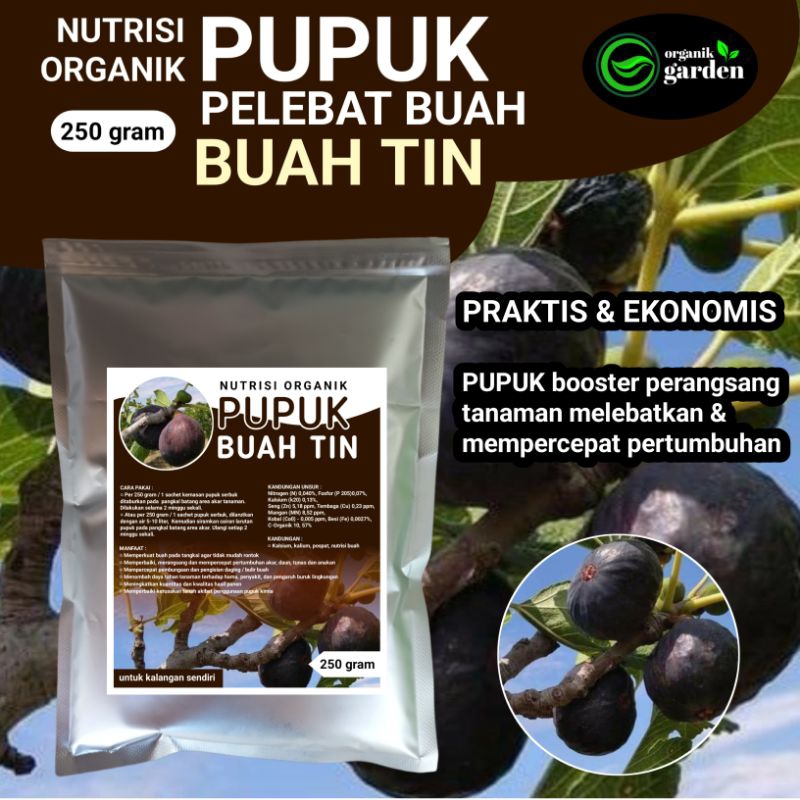 Jual pupuk pelebat BUAH TIN | booster melebatkan secara maksimal 250gram | Shopee Indonesia