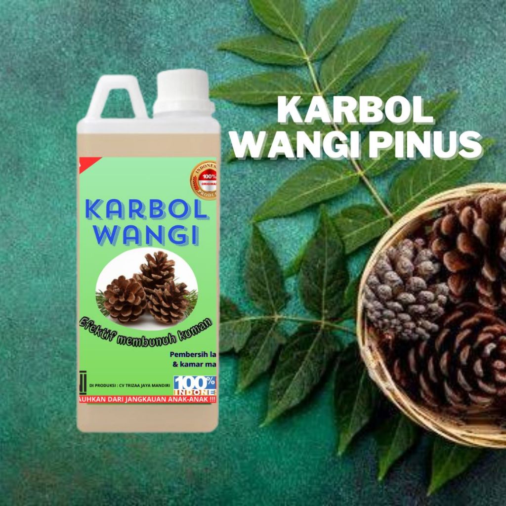 Jual KARBOL PINUS KONSENTRAT 1 LITER ANTIBACTERIAL ANTI NYAMUK ...