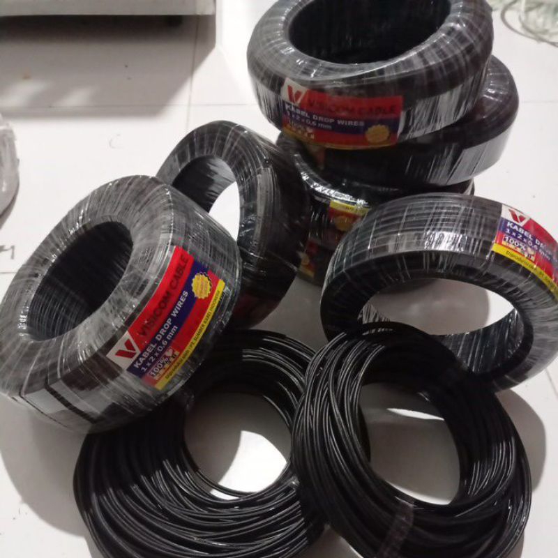 Jual KABEL TELEPON / KABEL OUTDOOR / Roll 100 Meter | Shopee Indonesia