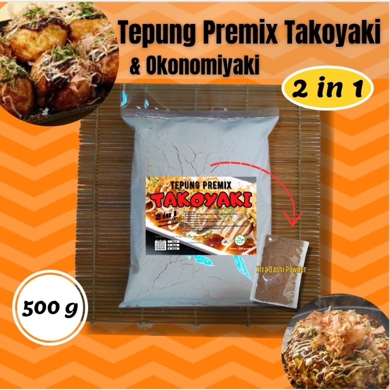 Jual Tepung Takoyaki Halal Tepung Premix Bahan Takoyaki Okonomiyaki ...