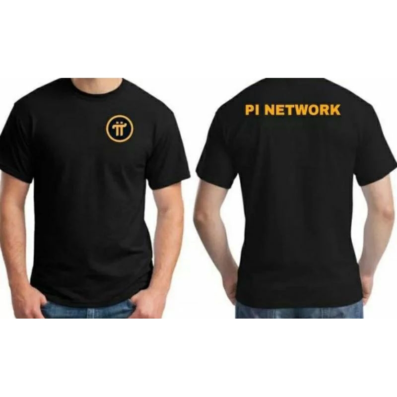 Jual BAJU PI NETWORK SABLON DEPAN BELAKANG//PAKAIAN PRIA KAOS PI ...