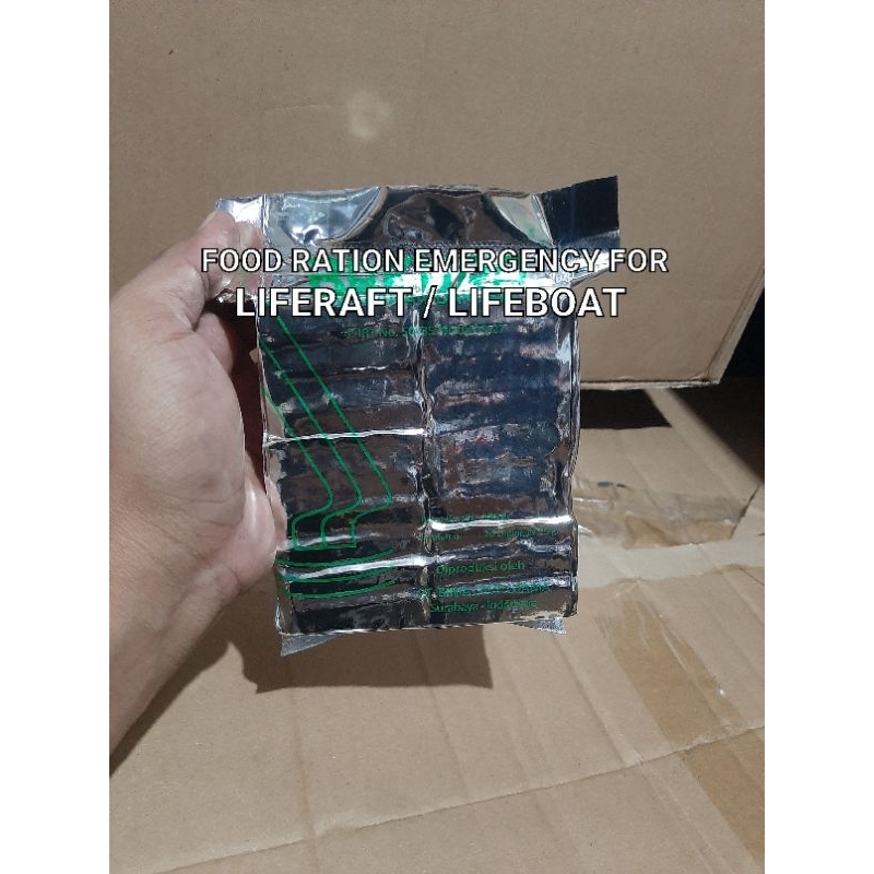 Jual food ration emergency for liferaft lifeboat makanan darurat kapal ...