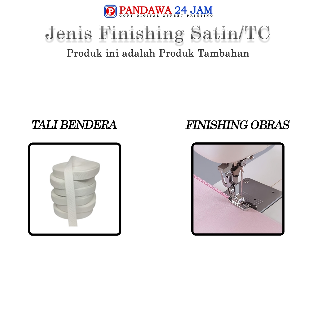 Jual JASA FINISHING OBRAS / TALI BENDERA | Shopee Indonesia