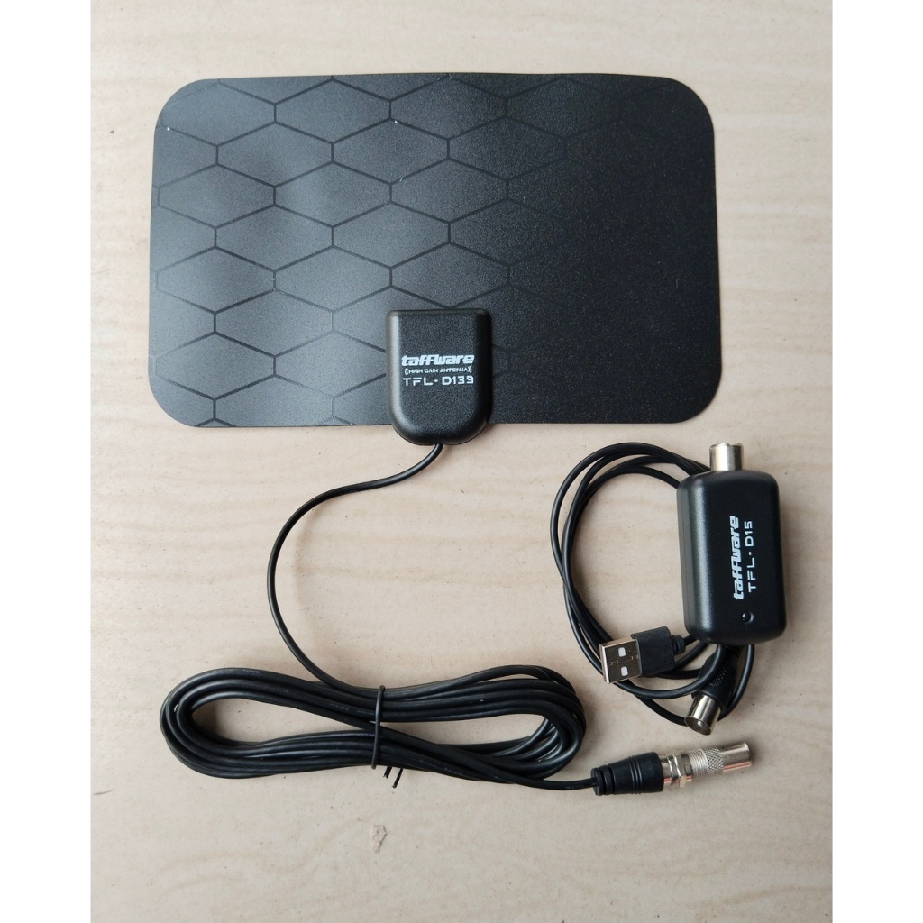 Jual Antena TV Digital Indoor + Booster Taffware | Shopee Indonesia