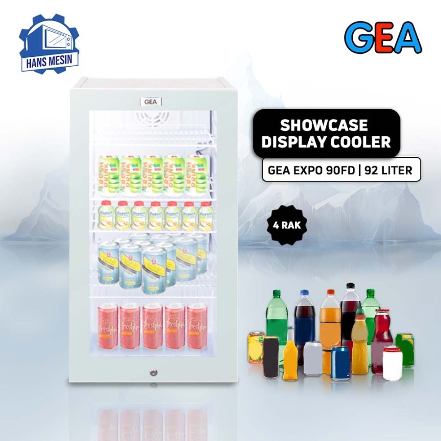 Jual GEA DISPLAY COOLER MINI SHOWCASE EXPO-90FD / EXPO90FD / EXPO 90FD ...