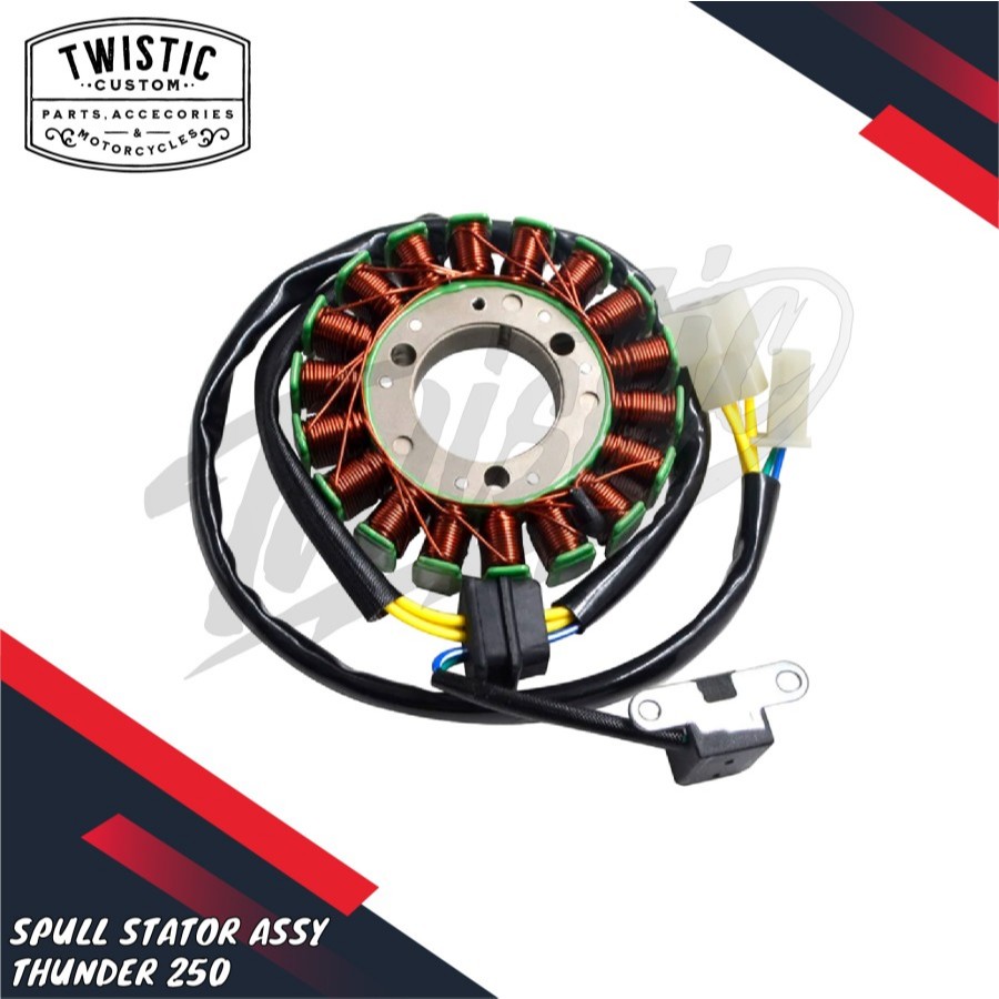 Jual Spull Spul Magnet Stator Assy Motor Thunder 250 GSX 250 OEM ...