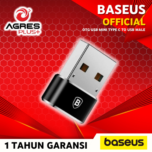 Jual BASEUS OTG Mini Type-C Female To USB Male Adapter Converter AGP ...