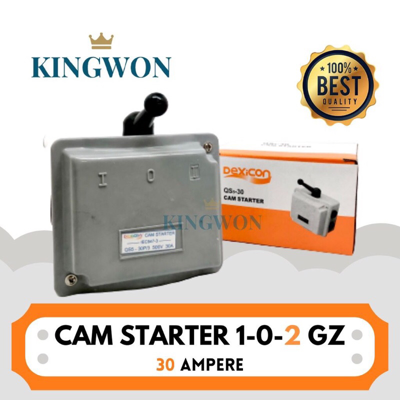 Jual CAM STARTER HANDLE GENSET 30 AMPERE GZ 1-0-2 GA 1-0 OHM SAKLAR ...