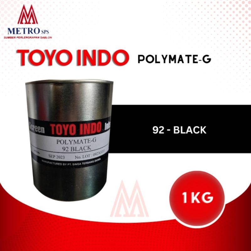 Jual Polymate G Toyo Indo Black 1 KG | Shopee Indonesia