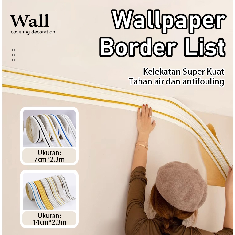 Jual Wallpaper Border List Dinding Wallborder Foam 3D Walpaper List ...