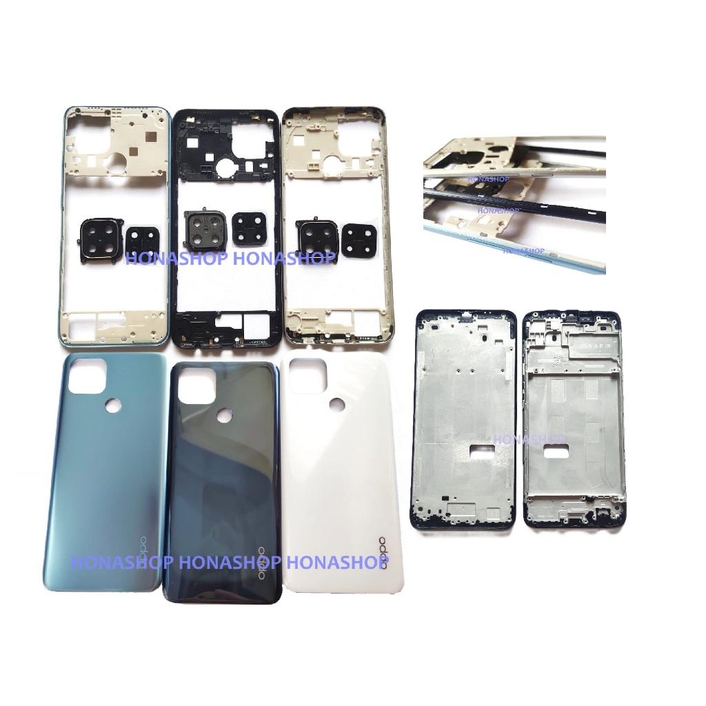 Jual TULANG FRAME BAZEL BACK CASING HOUSING FULSLET OPPO A15 A15S ...