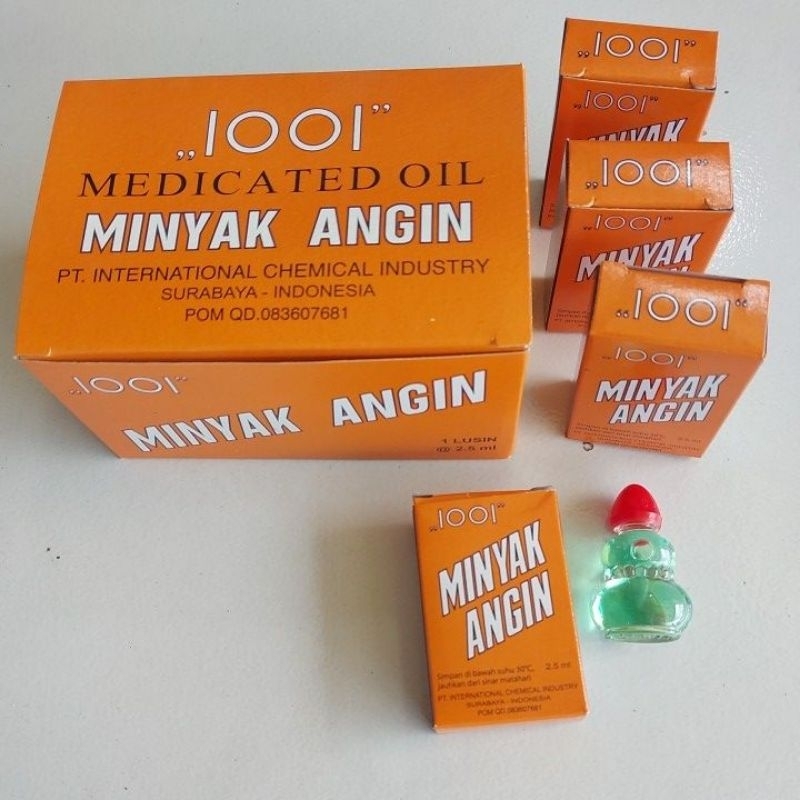 Jual minyak angin 1001 1box = 1lusin, ASLI | Shopee Indonesia