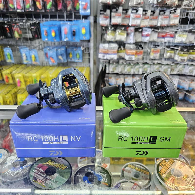Jual Reel BC Daiwa RC 100H L ( Handle kiri ) Sudah Clicker | Shopee ...