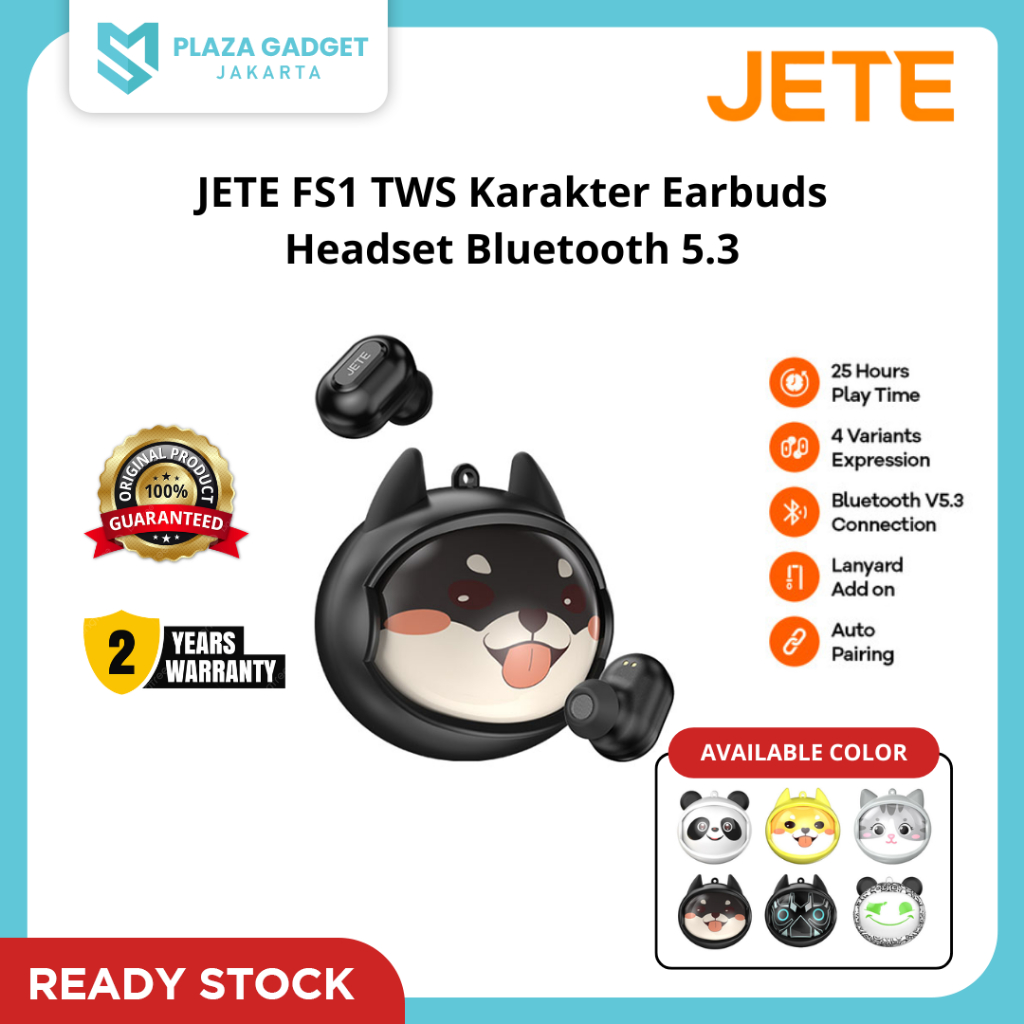 Jual JETE FS1 TWS Karakter Earbuds Headset Bluetooth 5.3 Garansi Resmi ...