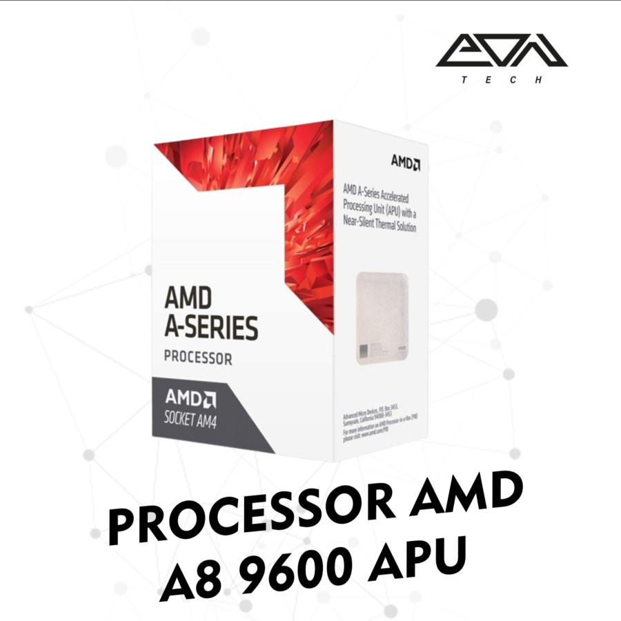 Jual AMD A8 9600 APU Processor | CPU Box Cache 2MB Up to 3.4GHz Socket AM4 | Shopee Indonesia