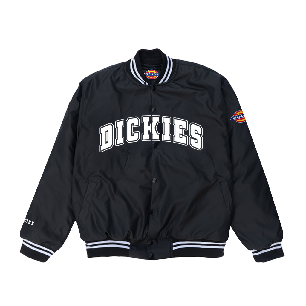 Jual Jaket Varsity HITAM DICKIES Pria Wanita | Jaket Pria | Jaaket ...