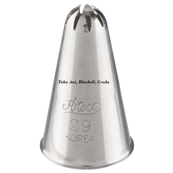 Jual Ateco Standard Closed Star Piping Tip #29 / Ateco Spuit Bunga No ...