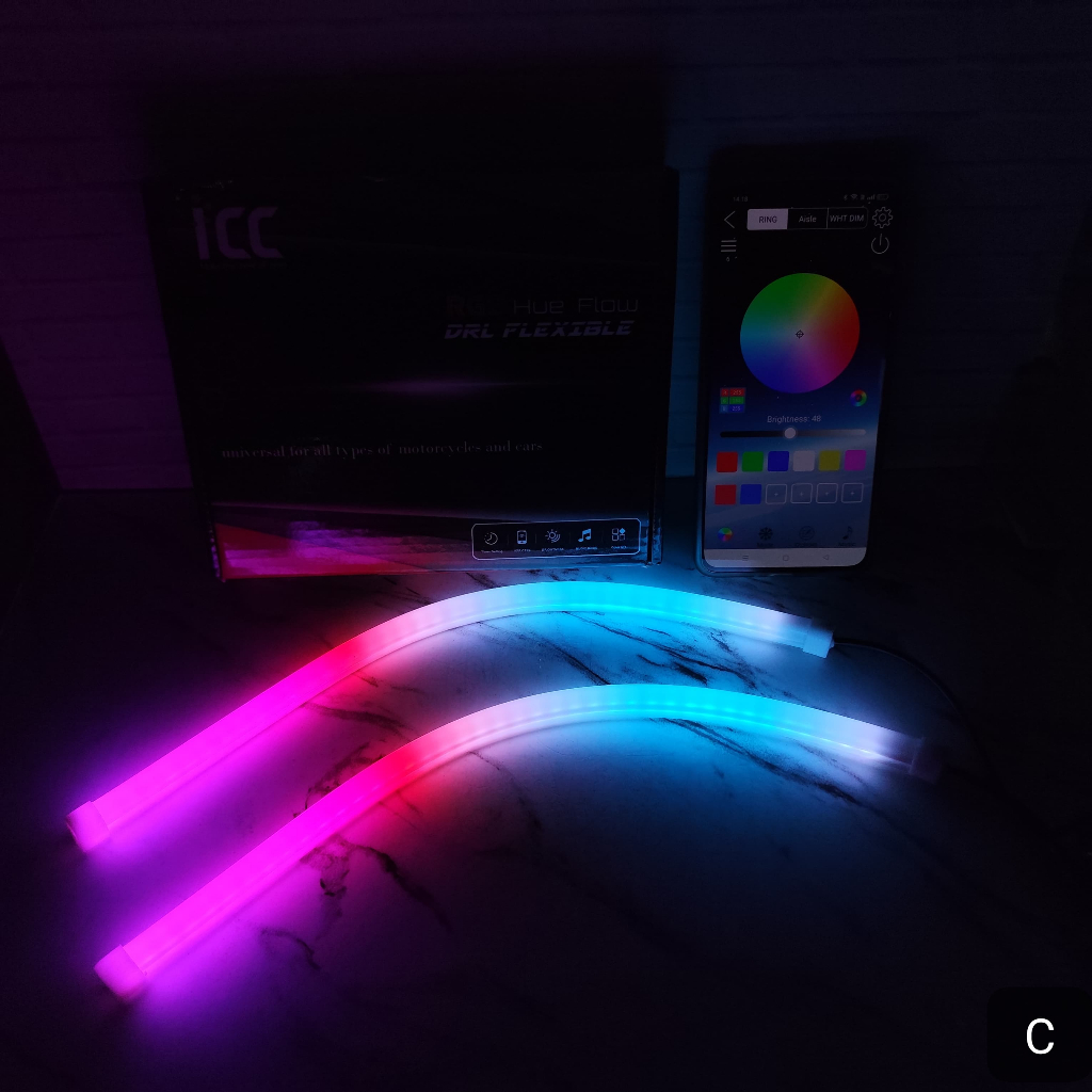 Jual ALIS DRL FLEXIBLE RGB SAMBA MATRIX 30 CM MERK ICC | Shopee Indonesia