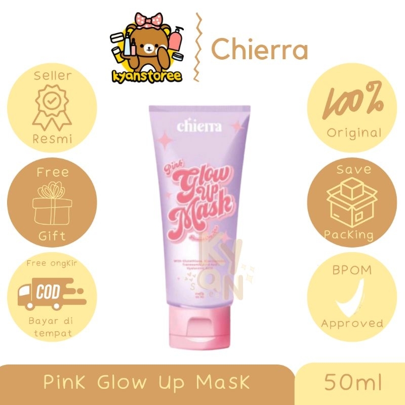 Jual CHIERRA PINK GLOW UP MASK | Shopee Indonesia