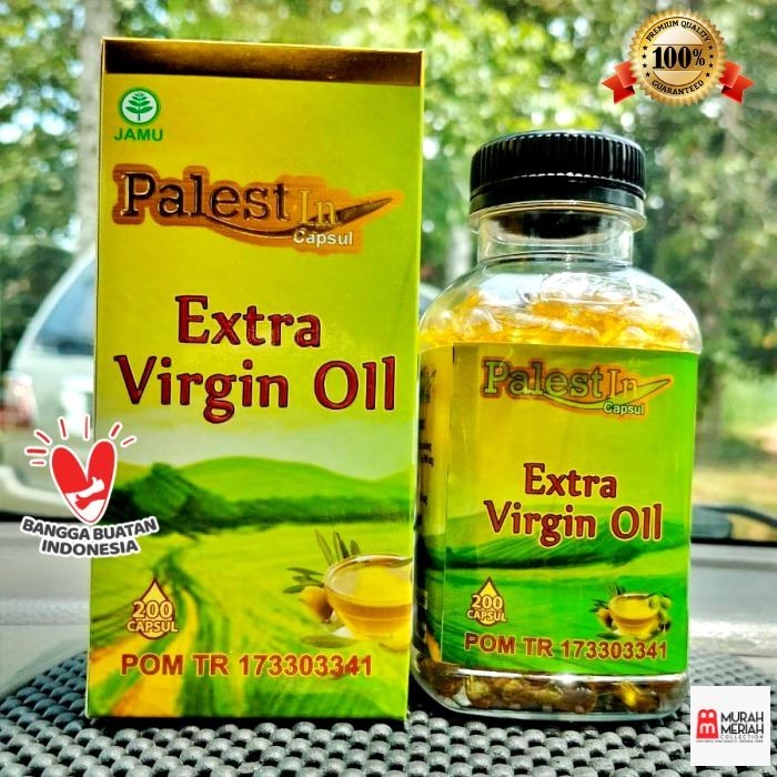 Jual KAPSUL PALESTIN EXTRA VIRGIN OIL ISI 200/KAPSUL OBAT PENURUN ...