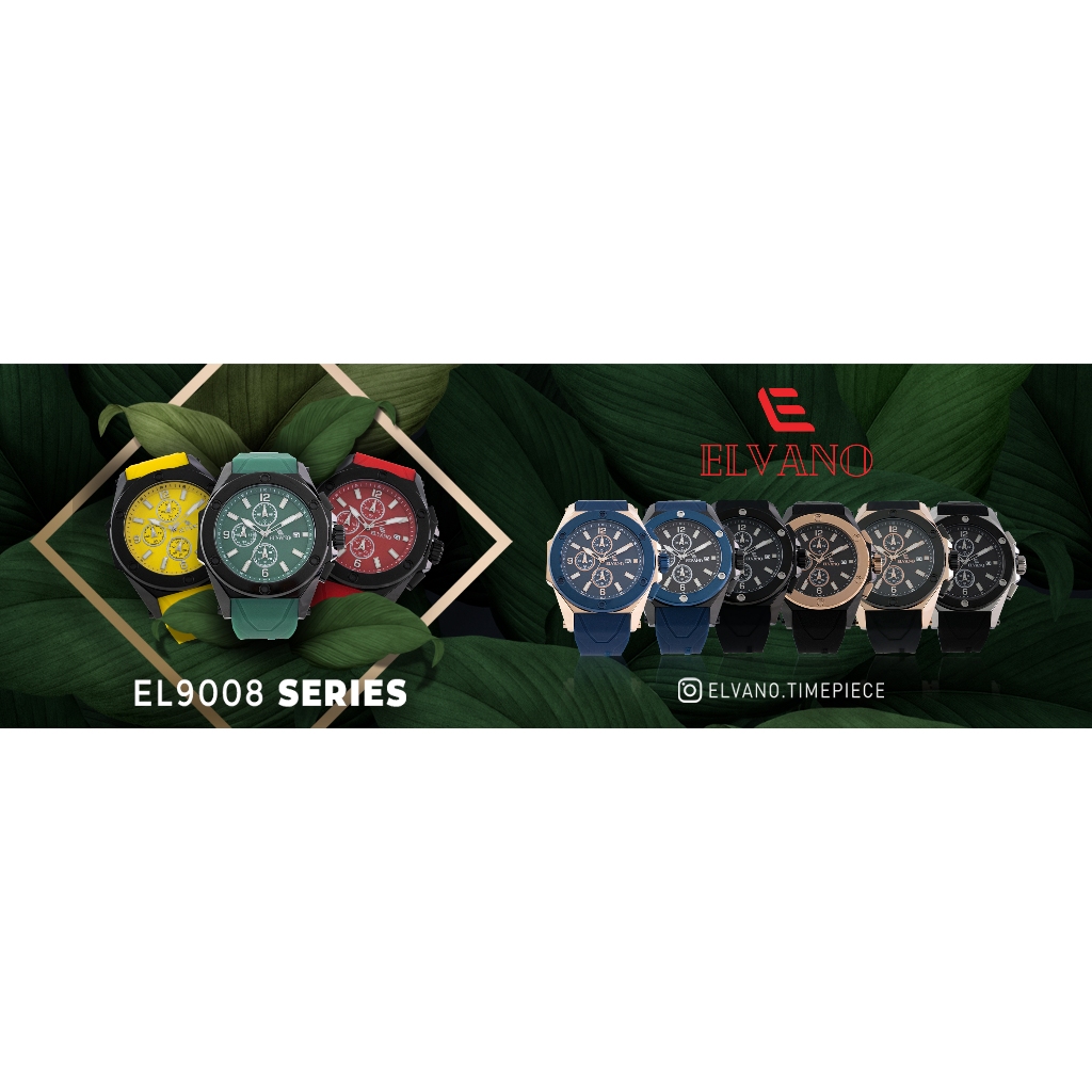Jual ELVANO Men's Watches EL9008 Series | Shopee Indonesia