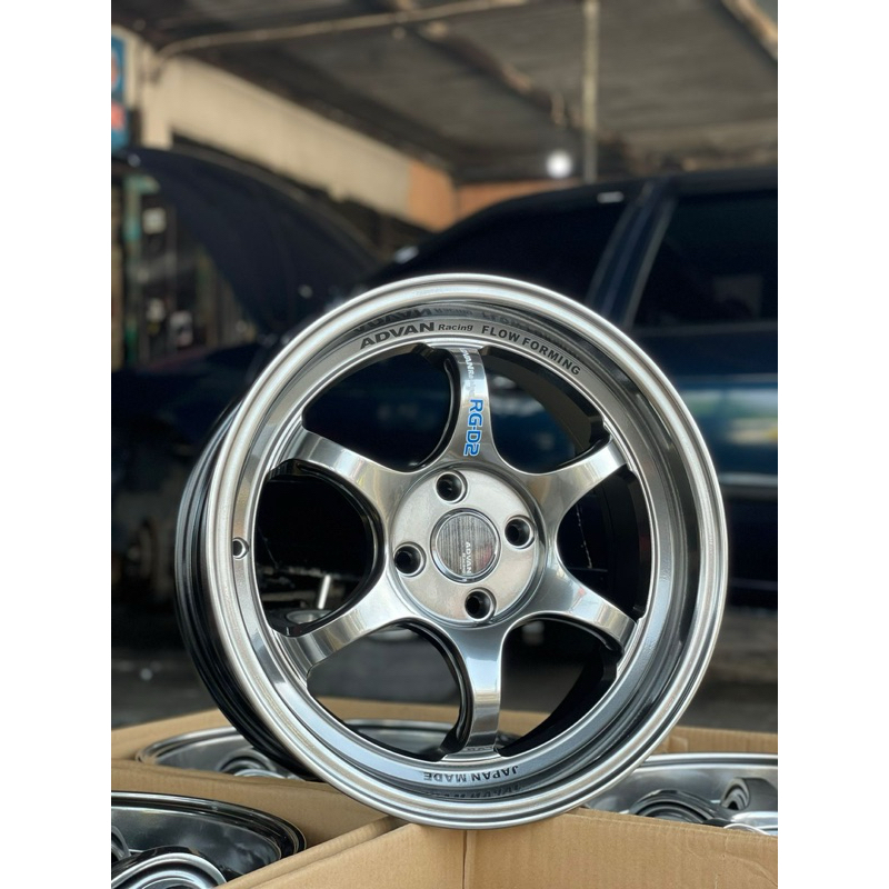 Jual velg advan RGD2 ring 16 wrna hyper black | Shopee Indonesia