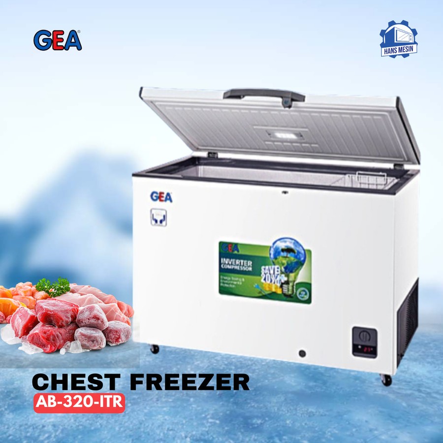Jual GEA CHEST FREEZER AB-320-ITR / Freezer Box GEA 318 Liter Low Watt ...