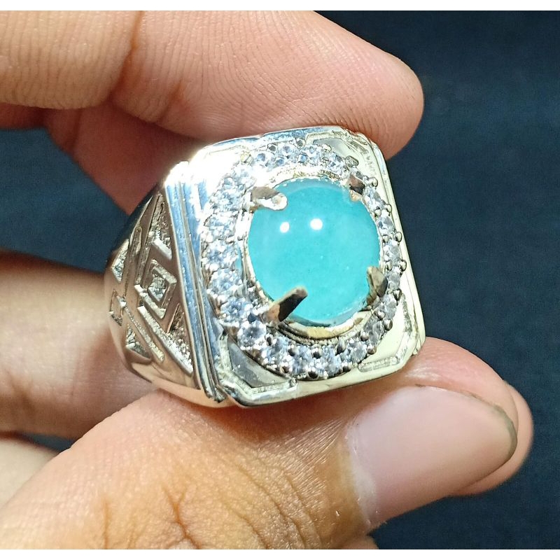Jual Batu Akik Bacan Chalcedony Asli Natural Siap Pakai | Shopee Indonesia