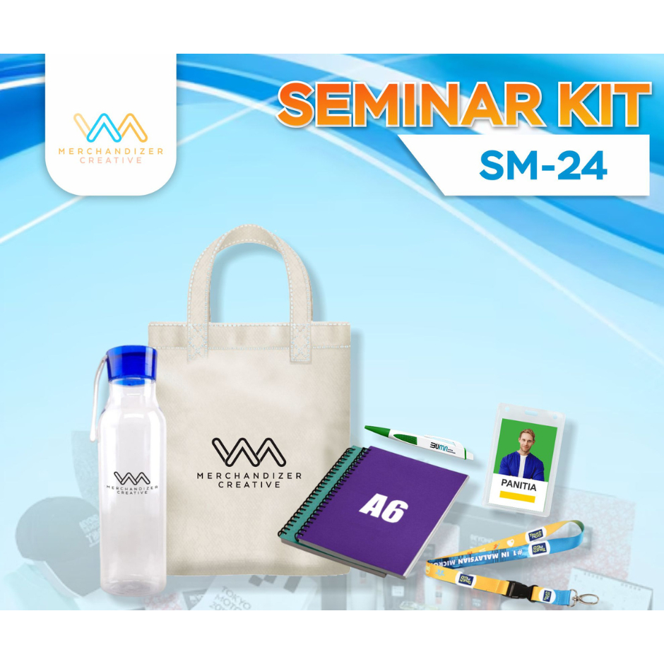 Jual [PROMO PAKET SEMINAR KIT] Tas Kanvas, Notebook A6 Spiral, Tumbler ...