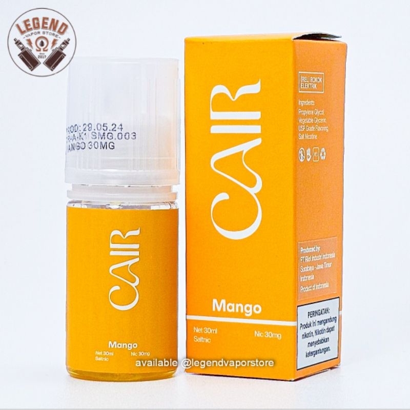 Jual SALT NIC - LIQUID CAIR Mango 30ML 30MG AUTHENTIC | Shopee Indonesia