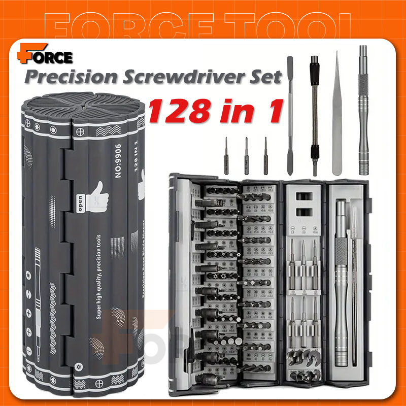 Jual 128 in 1 set obeng presisi dengan mata bor magnet multi-fungsi all ...