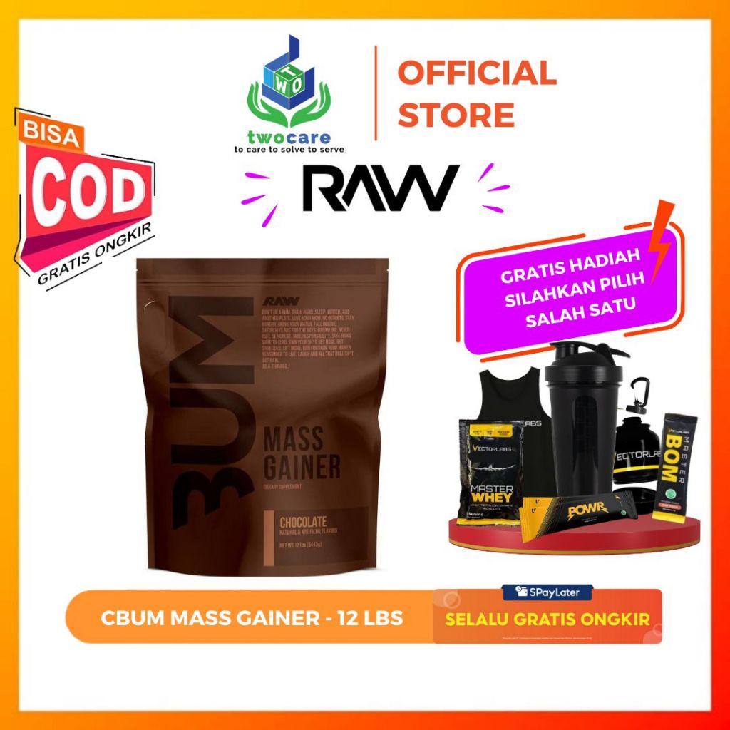 Jual CBUM Raw Nutrition Mass Gainer 12 Lbs | Shopee Indonesia