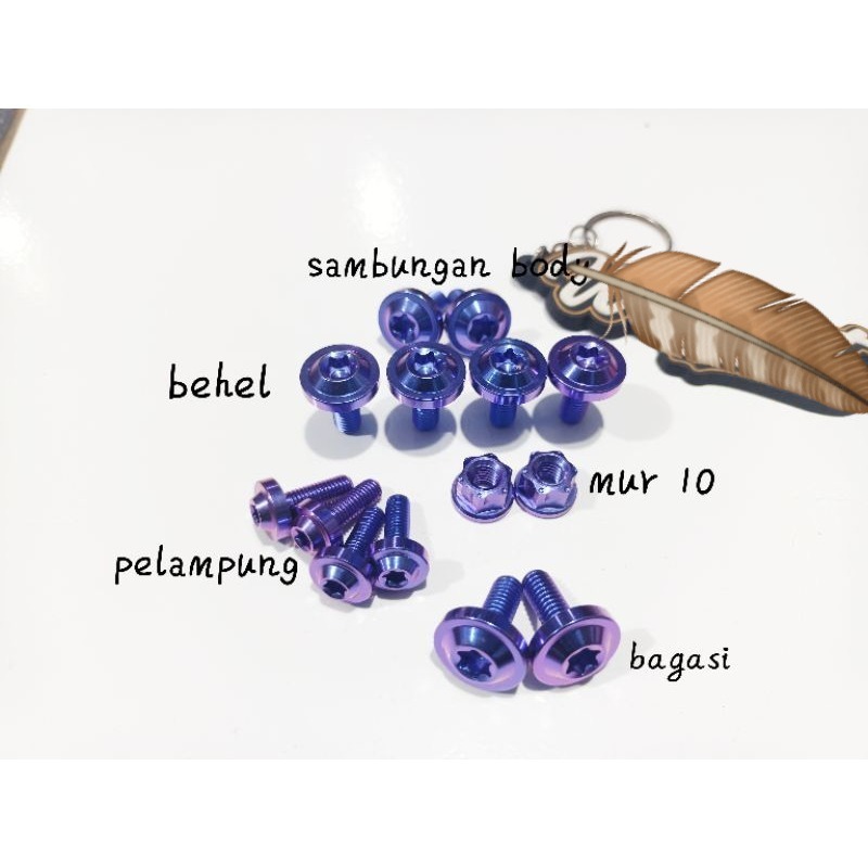 Jual LIVE - BAUT TITANIUM TANGKI BEHEL PELAMPUNG MIO SMILE SPORTY SOUL ...