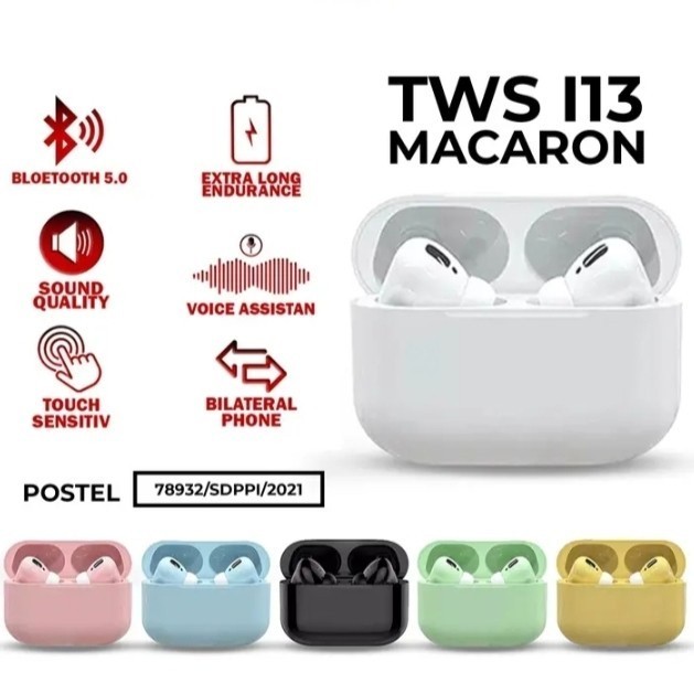 Jual InPods i13 Macaron TWS Earphone Wireless Bluetooth | Shopee Indonesia