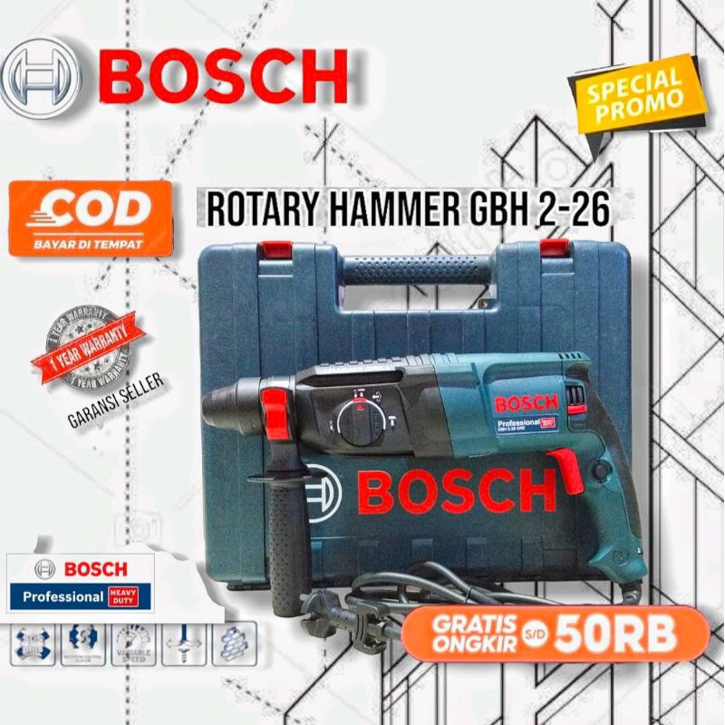 Jual STOK TERBATAS !! BOR BOBOK BETON BOSCH 226 DRE ( PAKET LENGKAP ...