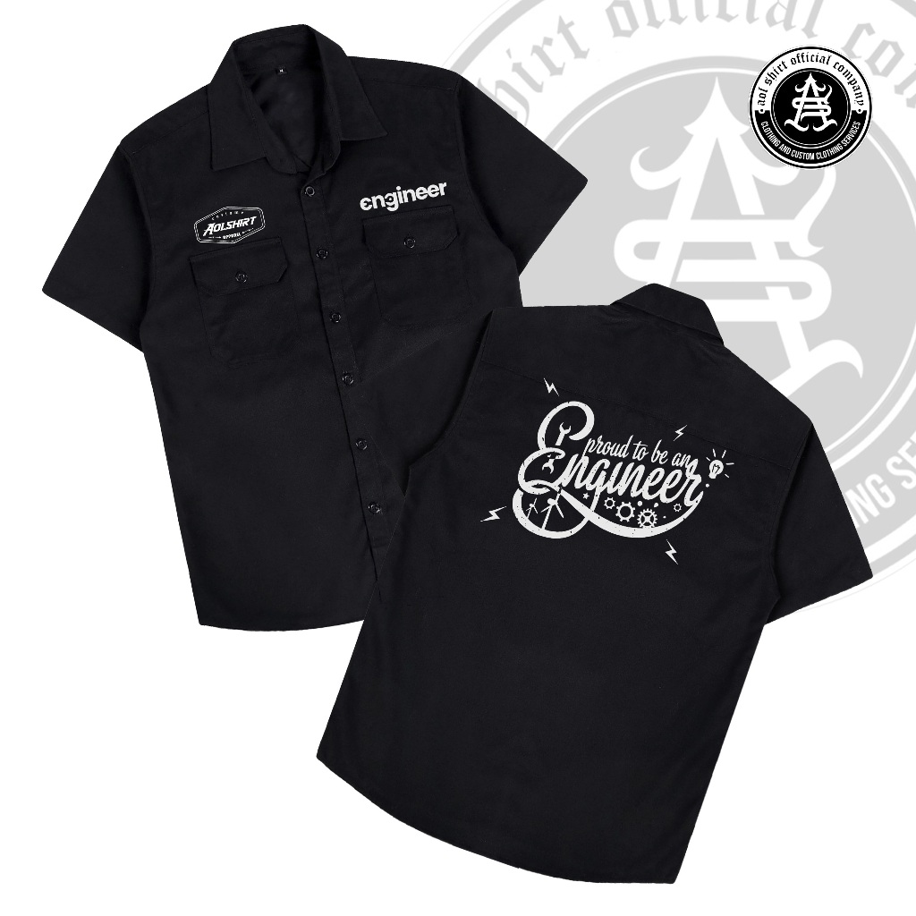 Jual ENGINEER Kemeja Workshirt / Workshirt Pria Keren / AOLSHIRT ...