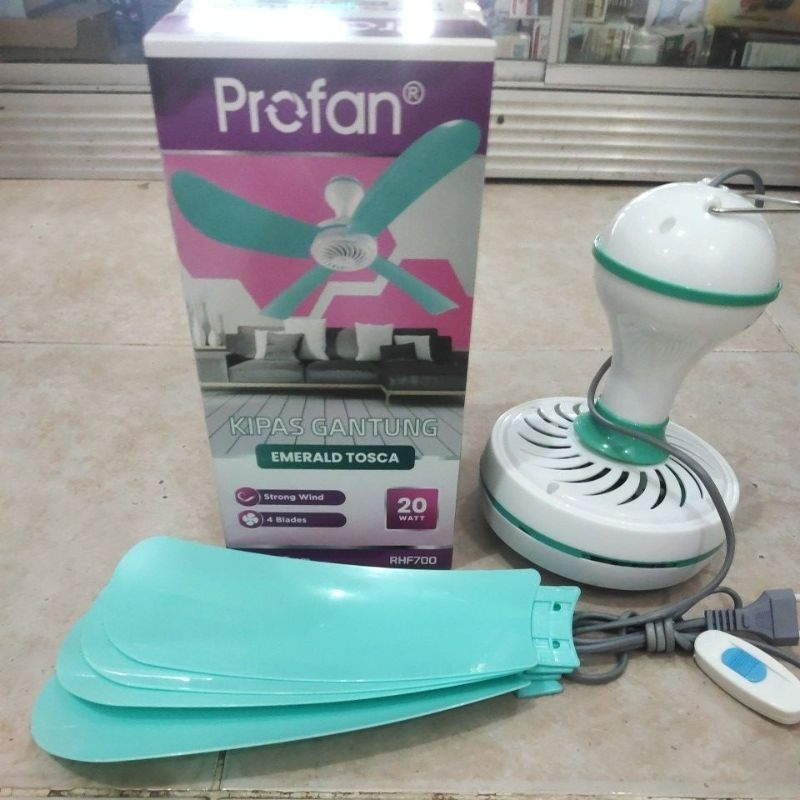 Jual Kipas Angin Gantung Ceiling Fan PROFAN 15 20 30 40 WATT | Shopee ...