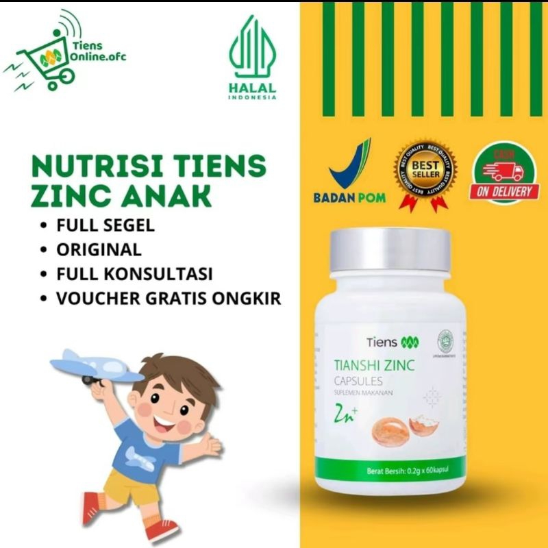 Jual ZINC CAPSULE SUPLEMEN PENGGEMUK BADAN ANAK DAN DEWASA|SUPLEMEN ...