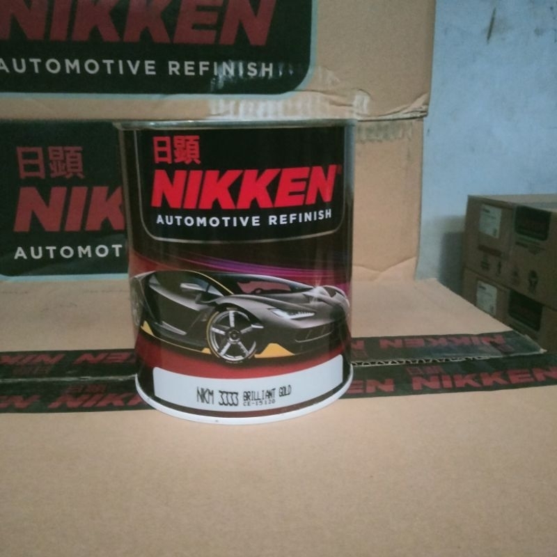 Jual CAT NIKKEN (NC) NKM BRILIAN GOLD 3333 1KG CAT DUCO KUNING EMAS ...