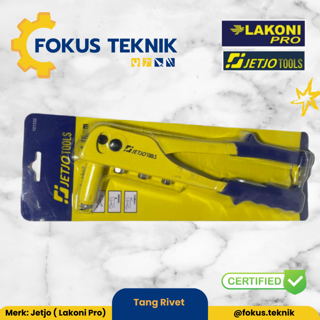 Jual Tang Riveter Hand Rivet 2 - 10 mm Paku Tembak Jetjo Tools ( Dahulu Lakoni Pro) | Shopee ...