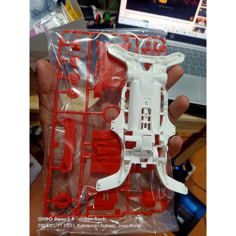 Jual Tamiya Chassis Set Ar PC ABS Casis Ar Putih Reinforced + Gearbox ...