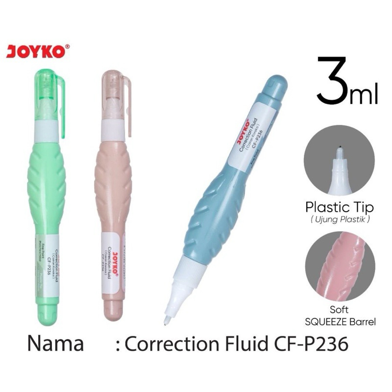 Jual [1 PC] JOYKO CORRECTION FLUID CF-P236 | TIP EX CAIR | Shopee Indonesia