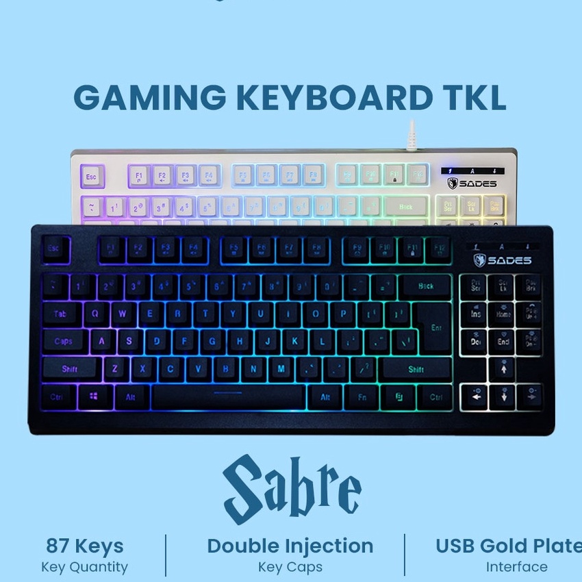 Jual Boom Sades Sabre TKL RGB Gaming Keyboard | Shopee Indonesia