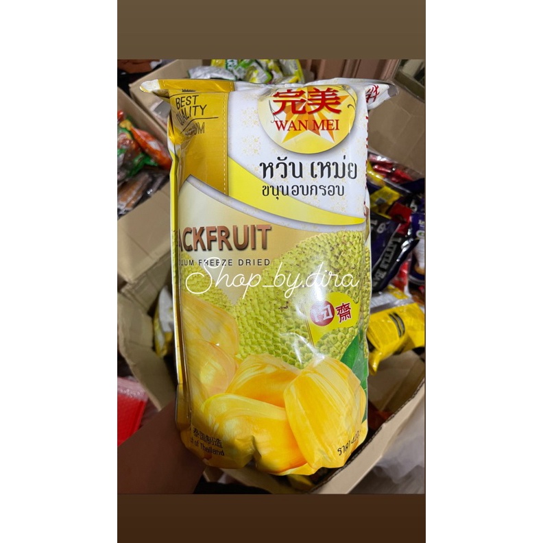 Jual EKSKLUSIF Wan Mei JackFruitNangka Dried Snack Thailand | Shopee ...