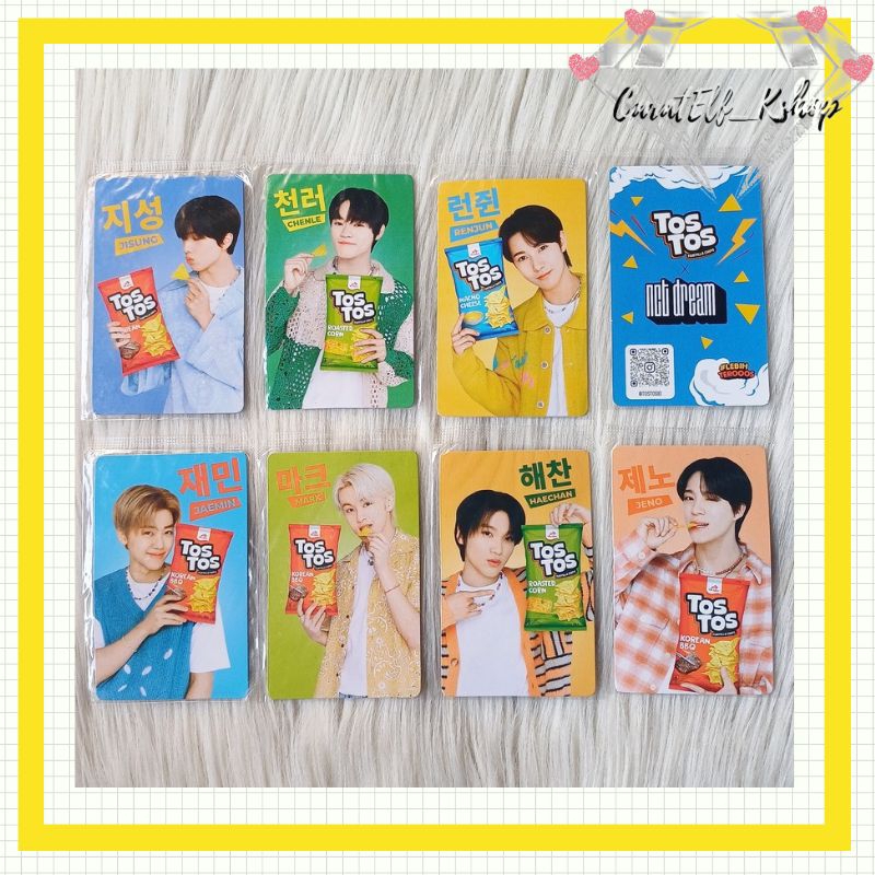 Jual PHOTOCARD TOSTOS X NCT DREAM NEW VERSION VER.2 | Shopee Indonesia