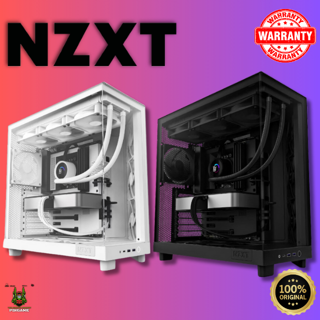 Jual PC Casing NZXT H6 Flow Mid Tower Panoramic Aquarium ATX/MATX/ITX ...